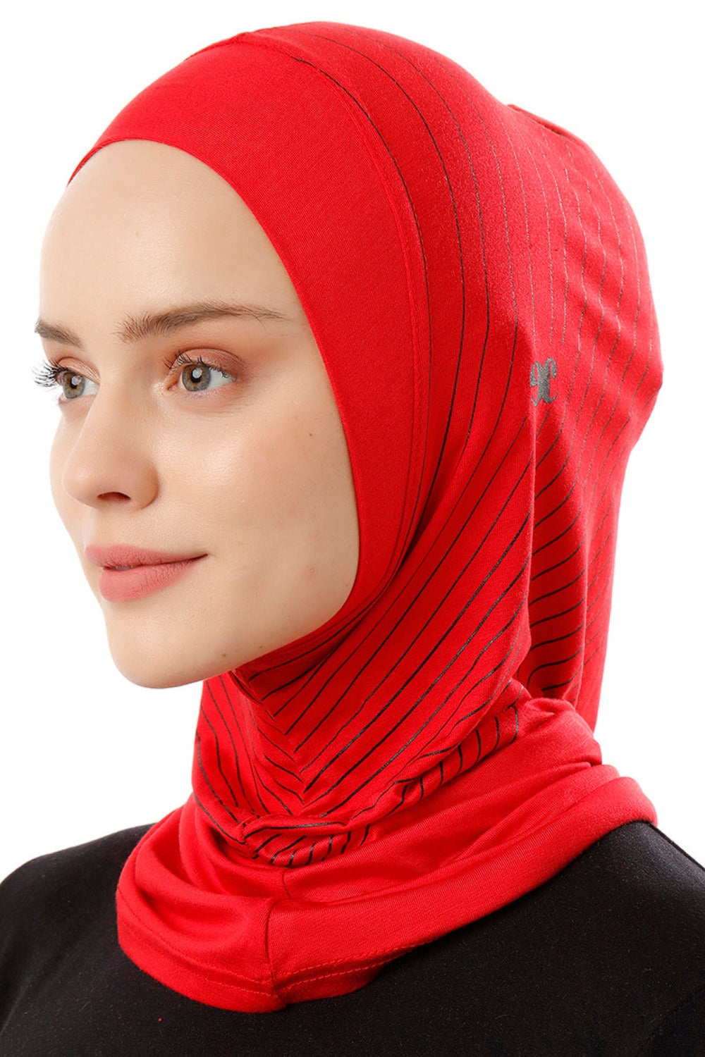 Striped Sport Scarf | Red – Dana Fashion